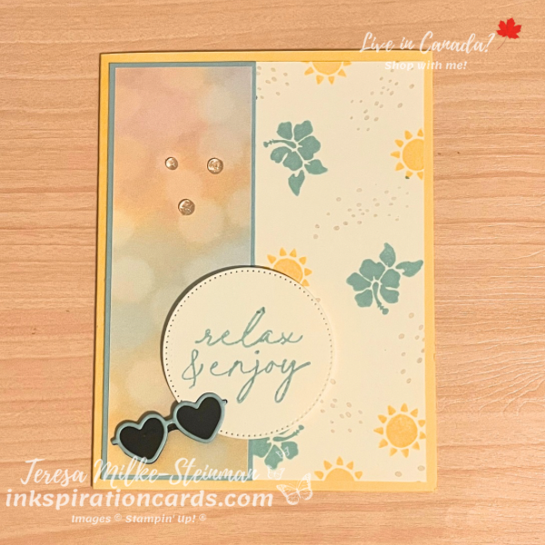 Summer Themed Handmade Card - Inkspiration Cards
